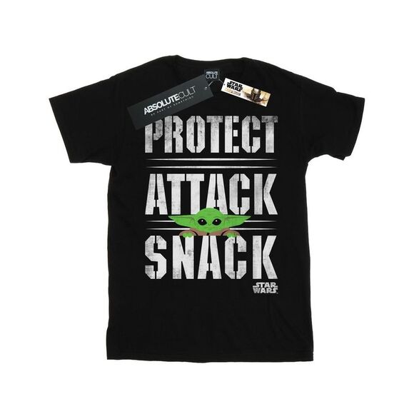 Star Wars | Shirts | Star Wars Mens The Mandalorian Protect Attack ...